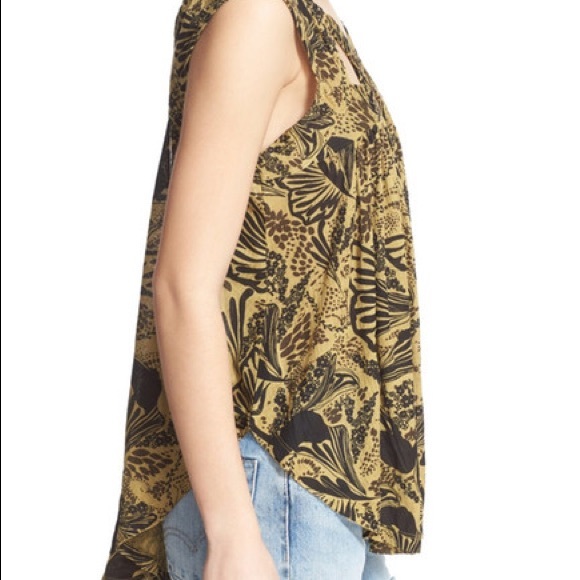 Free People | Tops | Free People Martini Cross Strap Top Sz M | Poshmark